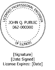 Section 1380.ILLUSTRATION A Seal and Signature Requirements
